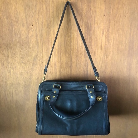 Steven Alan | Bags | Steven Alan Black Leather Satchel Bag | Poshmark